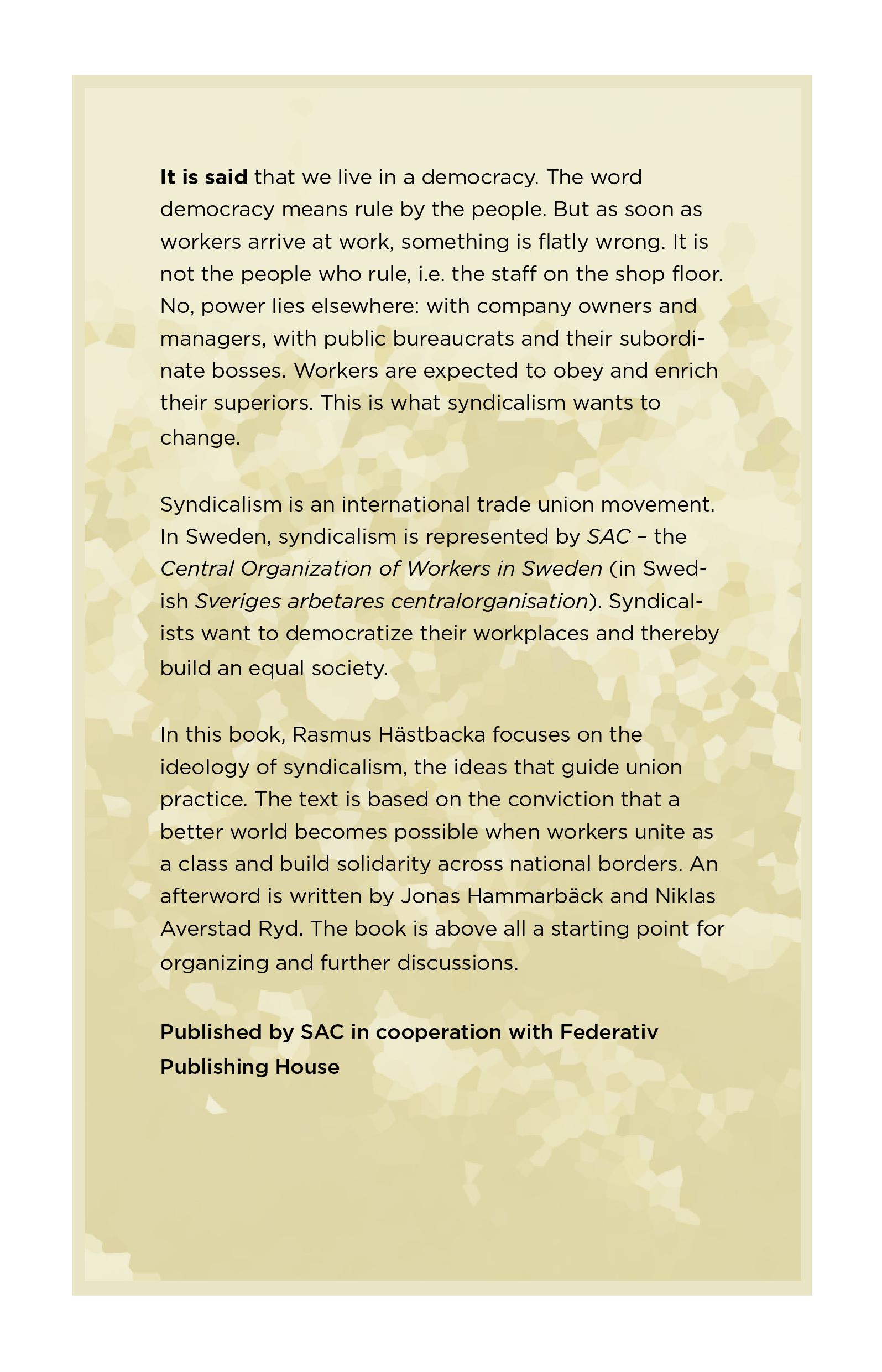 Basic book on syndicalism – some tips on how to use it | libcom.org